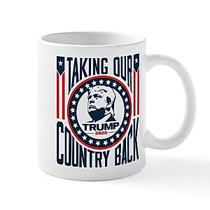 CafePress Trump 2020 Taking Our Country Ceramic Coffee Mug, Tea Cup 11 oz