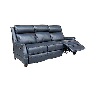 Barcalounger Warrendale Power Reclining Sofa w/Power Head Rests, Shoreham Blue