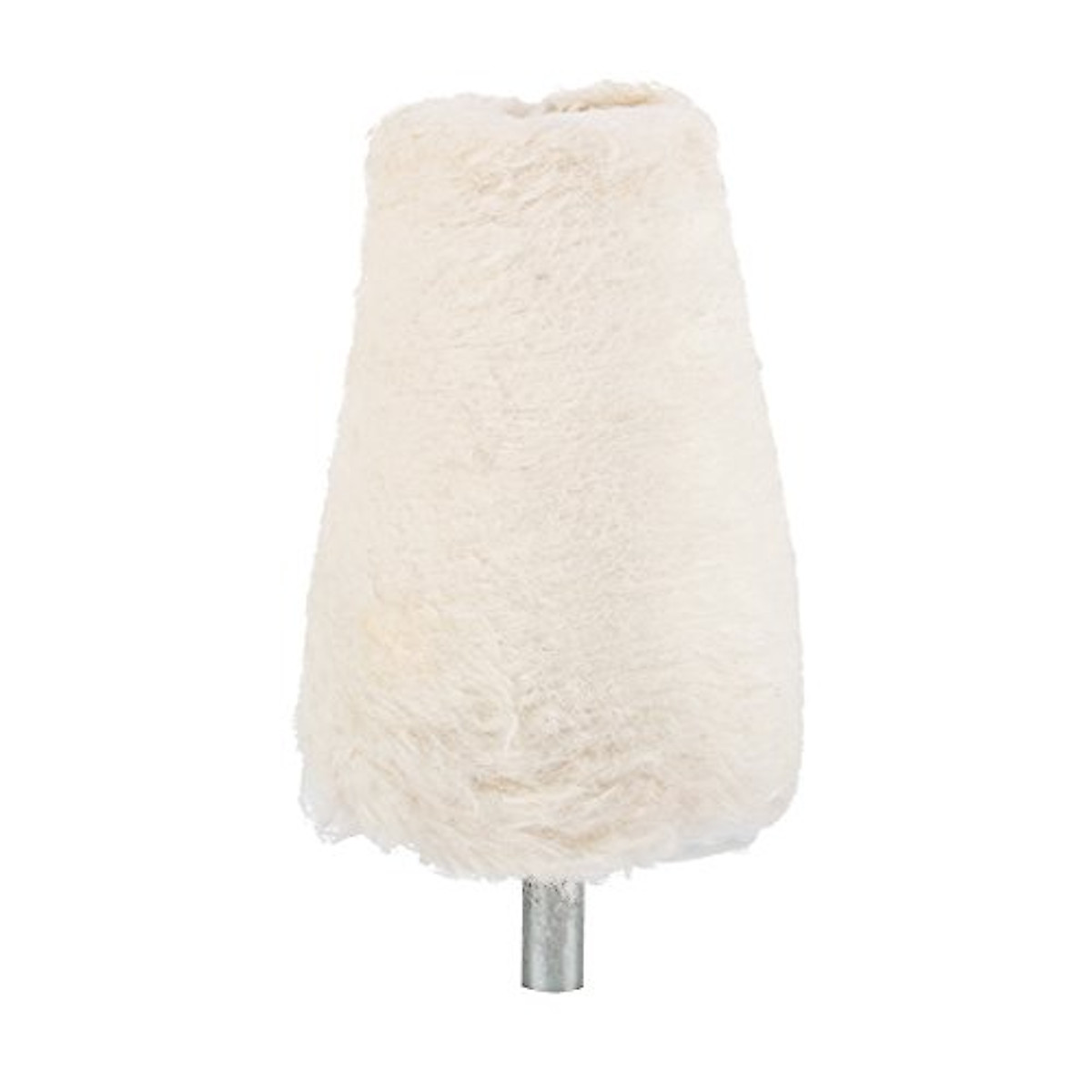 Terisass Polishing Wheel Polishing Pad Cone Shaped Foam Car Polishing Pad Vehicle 60mm Diameter White Buffing Pads for Wheels Use with Power Drill Universal