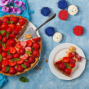 15 Pieces 1.8 inch 4th of July Wicker Rattan Balls Patriotic White Blue Red Decorative Ball Vase Bowl Fillers Natural Sphere Orbs Table Decoration for Independence Memorial Day Home Garden Party Decor