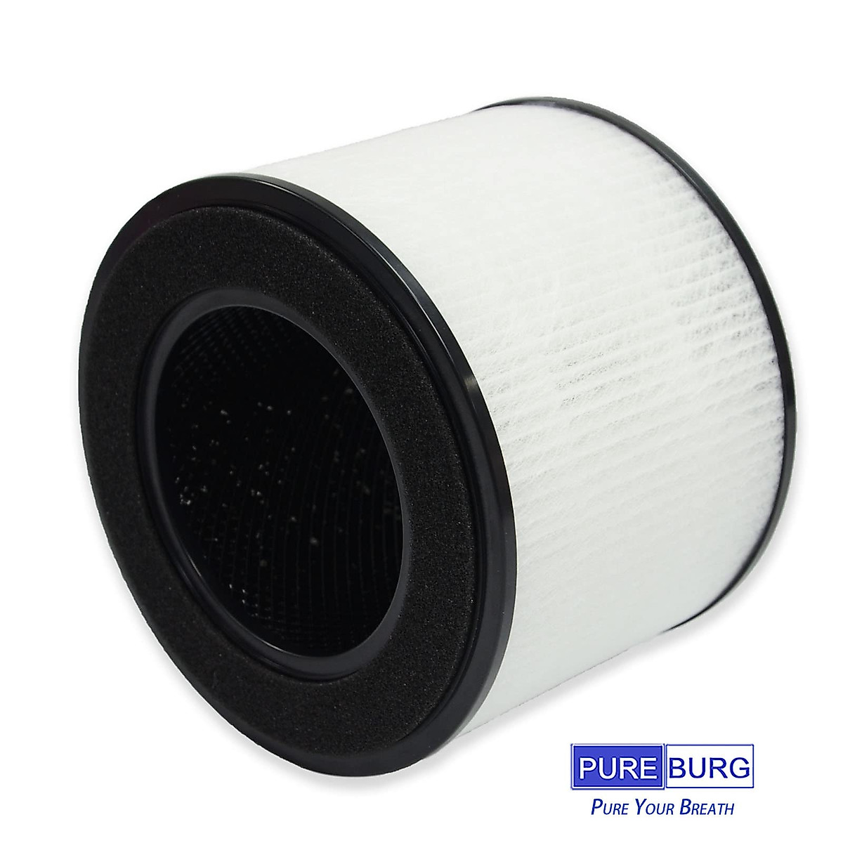 PUREBURG Replacement True HEPA Filters Compatible with Clarifion AerClear AS-AC207701-01 Air Purifier,4-Stage Filtration Activated carbon 2-in-1 Air Clean Dust VOCs,2-Pack