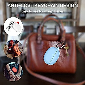 JDHDL Silicone Case for Beats Studio Buds, Waterproof Protective Shock-Absorbing Protective Skin Cover Case with Keychain for Wireless Headphones (Black)