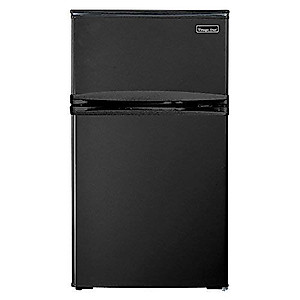 Magic Chef HMDR310BE 3.1 cu. ft. Mini Refrigerator in Black With Can Dispenser and Removable Shelves