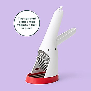 Chef'n Hand-Held Slicer Strawberry Slicester, Cherry/Meringue