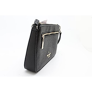 Kate Spade New York Leila Pebbled Leather Clutch Bag in Black