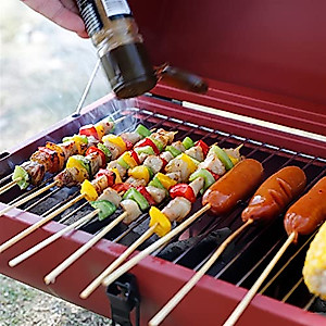 TAMYID Charcoal Grills, BBQ Portable Outdoor Barbecue Home Kitchen BBQ Accessories Barbecue Grill Outdoor Travel Barbecue Tools Outdoor Barbecue (Color : Green)