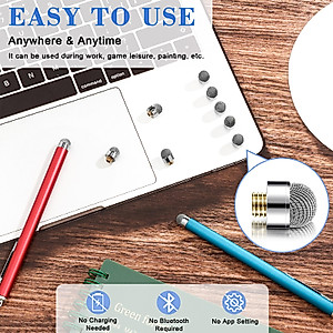 Konohan 24 Pieces 0.30 Inch (Dia) Stylus Replacement Fiber Tip Compatible with MEKO and Bargains Dept 0.3-inch Tip Series Stylus