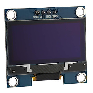 Walfront 1.3 Inch 128X64 IIC I2C SPI Serial OLED Display Module White Text Color for MP3 Function Cellphone Smart Health Device