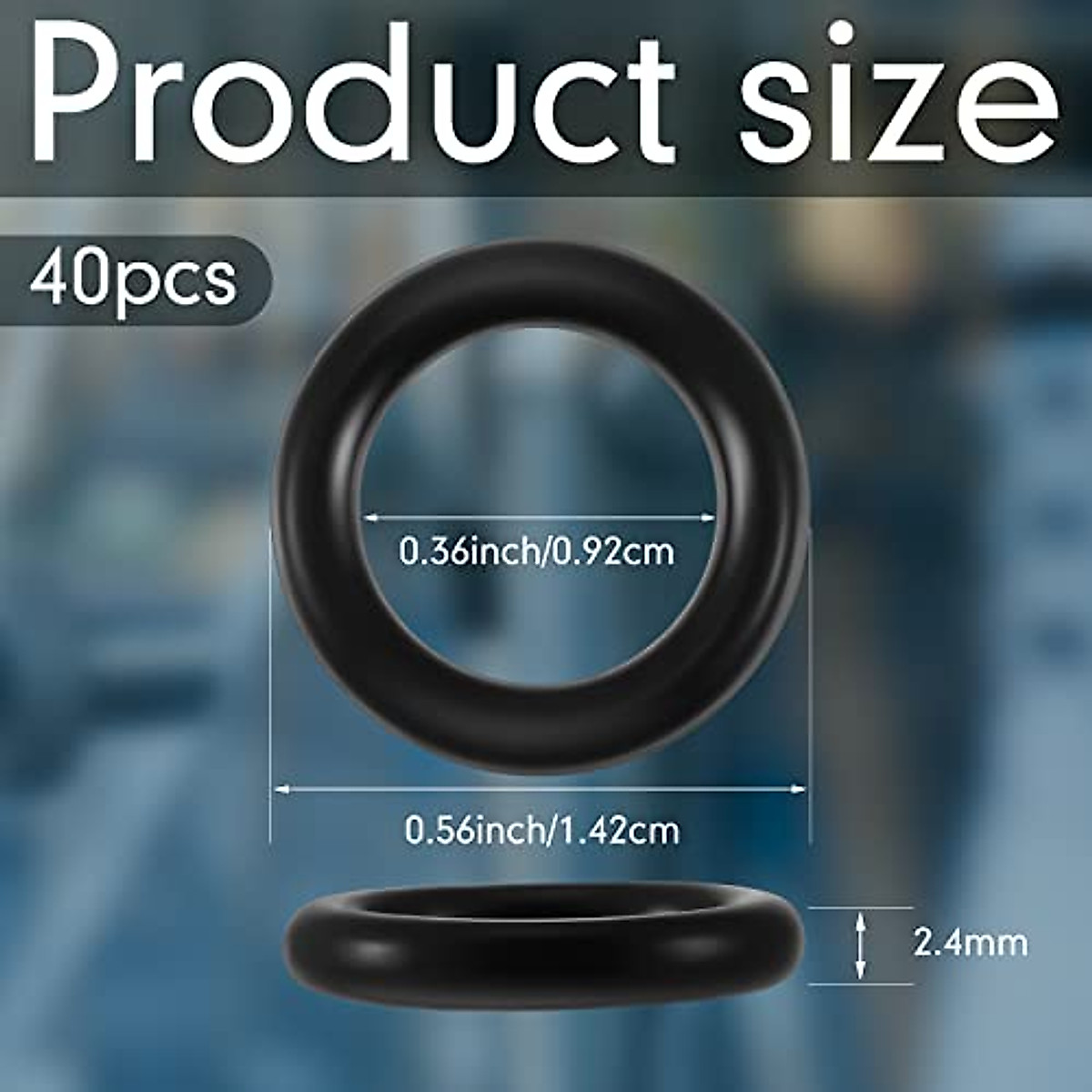 40 Pieces Propane O Ring Propane Natural Gasket O Ring Power Pressure Washer O Rings Replacement Gas Leakage Sealing Propane Tank Gasket for Propane Tank Cylinder POL Adapter Fitting