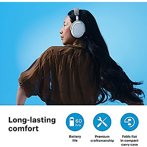 Sennheiser Consumer Audio Momentum 4 Wireless Headphones - Bluetooth Headset for Crystal-Clear Calls with Adaptive Noise Cancellation, 60h Battery Life, Lightweight Folding Design (Black/Copper)