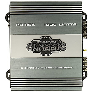 Pyramid PB715X 1000 Watts 2 Channel Bridgeable Car Amplifier