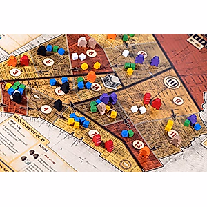Tammany Hall Board Game - Immersive Political Strategy Game Set in Historic New York City, Family Game for Kids and Adults, Ages 12+, 3-5 Players, 60-90 Minute Playtime, Made by Pandasaurus Games