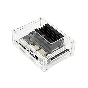 Waveshare Jetson Nano Acrylic Case Specialized for Jetson Nano 2GB Developer Kit Precise Opening Design Easy Access for GPIO and Camera Port