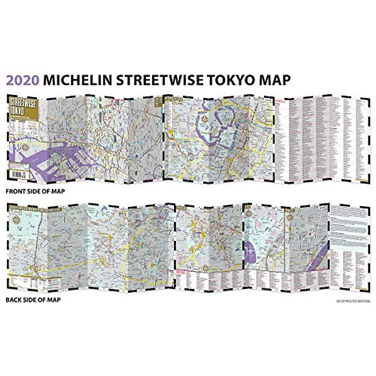 Streetwise Tokyo Map - Laminated City Center Street Map of Tokyo, Japan (Michelin Streetwise Maps)