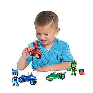 PJ Masks Super Moon Adventure Space Rover, 3-inch Owlette Figure, Space Rover Vehicle, and Lunar Laptop Accesory, Kids Toys for Ages 3 Up by Just Play