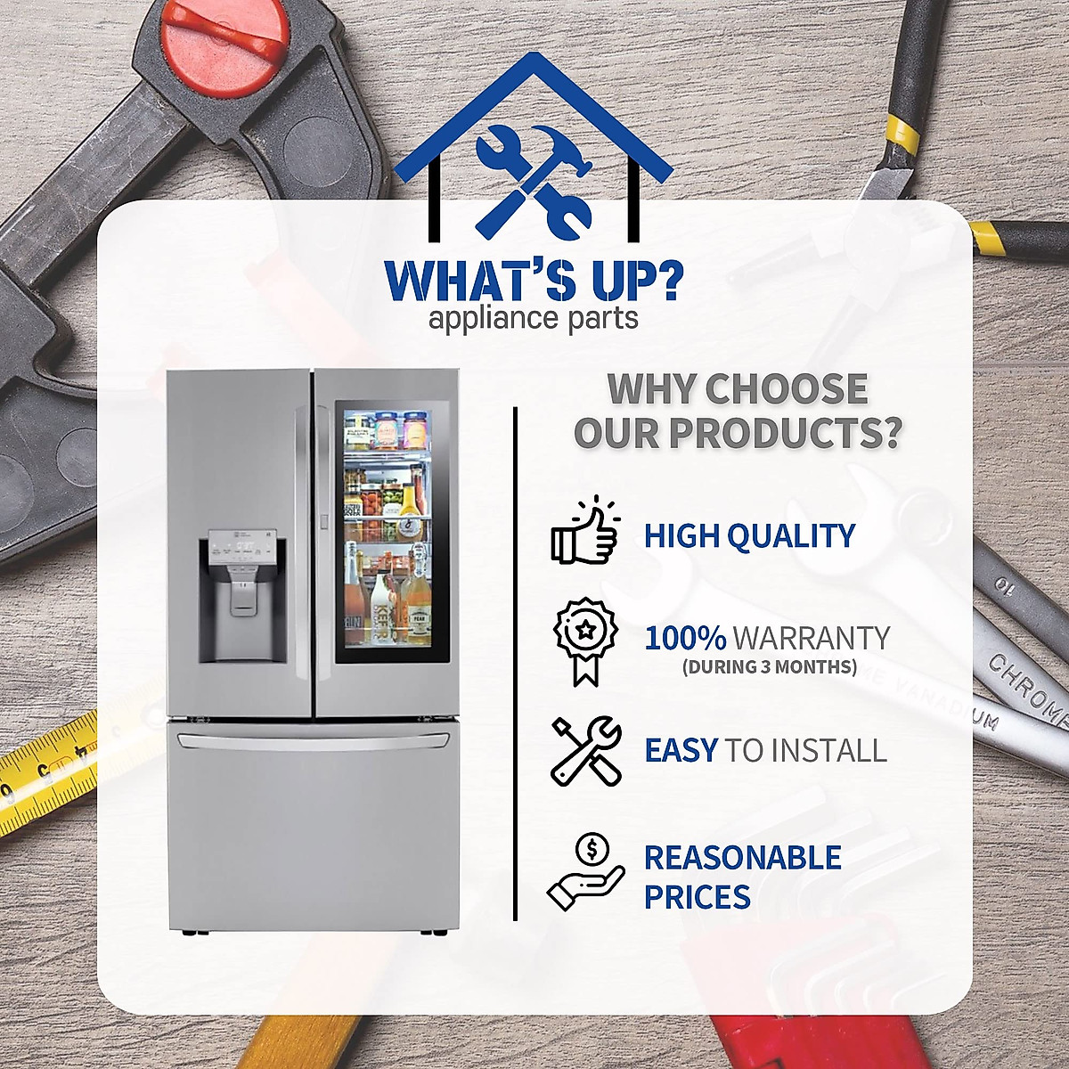 What's Up? W10133449 (Item Code: 519306000) Refrigerator Compressor Inverter Board Replaces W10629033, AP5801669, 8201670, 2209324, 2221559, 2223385, 2224047, 2304098, 2304175, 2306957, 2997771