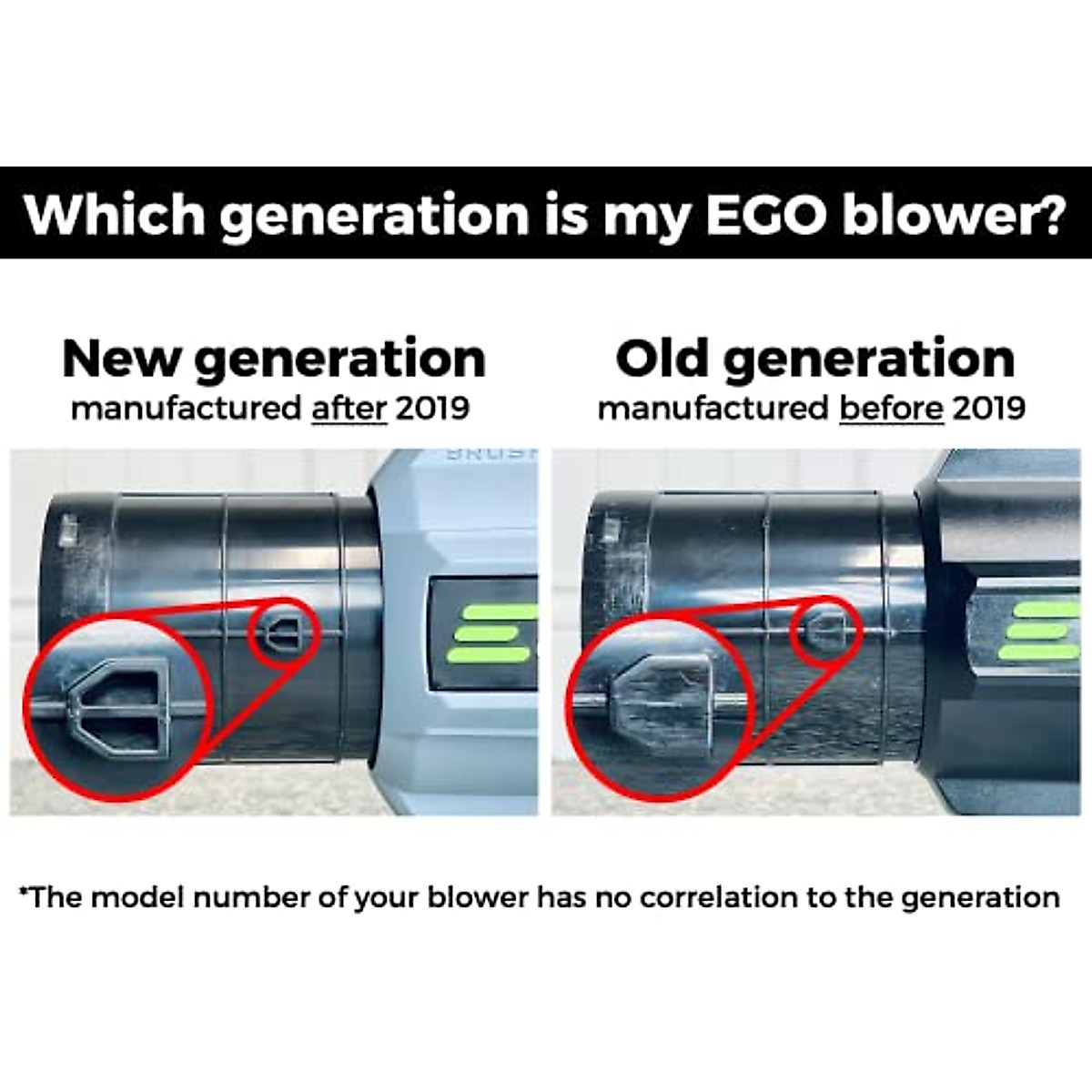 Stubby Nozzle Co. STUBBY Car Drying Nozzle for EGO Leaf Blowers (530, 575, 580, 615, 650, 670, and 765 Models)