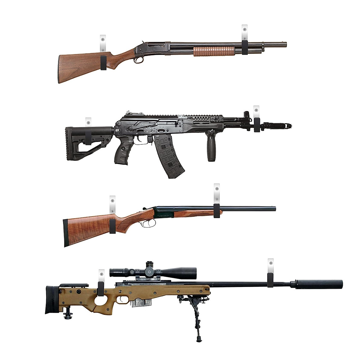 Heavy Duty Steel Garage Hooks,Garage Storage Utility Hooks,Heavy Duty Garage Garden Tool Organizer,Steel Wall Mount Hooks, Garden Hose Hanger, Small Garden U Hooks (Black 2 Pack)