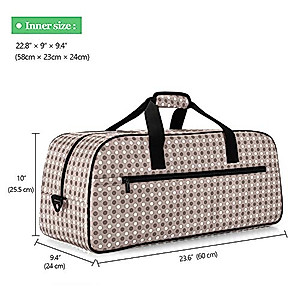 Yarwo Carrying Case Compatible for Cricut Maker, Cricut Explore Air (Air 2), Silhouette Cameo 3 and Cameo 4, Die-Cut Machine Travel Tote Bag with Pockets for Craft Tools and Supplies, Dots