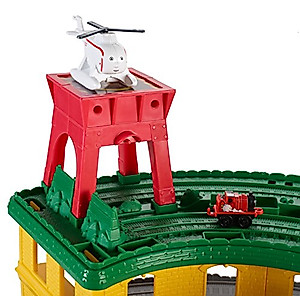 Thomas & Friends Toy Train Set, Super Station, Extra Large Race Track with Motorized Thomas, Diecast Percy & MINIS James for Ages 3+ Years