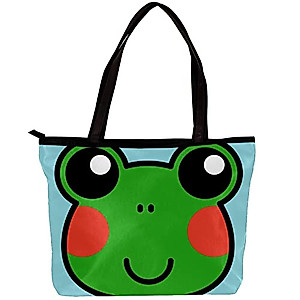 Tote Bag Women Satchel Bag Handbag Stylish Tote Handbag for Women Hobo Bag Fashion Crossbody Bag, cartoon animal frog