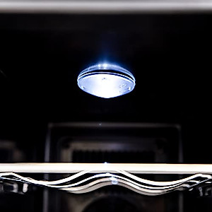 Avanti WCT6C4S Wine Cooler Refrigerator with 6 Bottle Capacity, Thermoelectric Cooling, Freestanding WineCellar, Temperature LED Display, Black