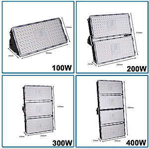 LED Flood Light, chunnuan,100W LED floodlights 9000LM Warm White(2800-3200K) Outdoor Waterproof IP65 Super Bright Flood Lamp Security Light Spotlight Lamp for Outdoor Garage,Garden,Yard