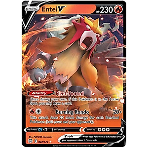 Entei V - 022/172 - Ultra Rare - Sword & Shield: Brilliant Stars