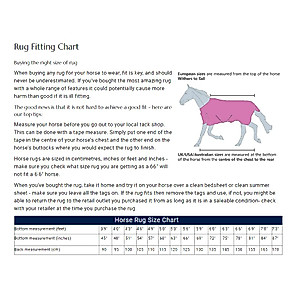 Tack Shack of Ocala- Shires Mini/Foal Highlander Turnout Blanket, Waterproof Turnout Blanket, 600 Denier, 200g Polly Fill Turnout Blanket, Mini Waterproof Blanket (45, Winter Sunset)