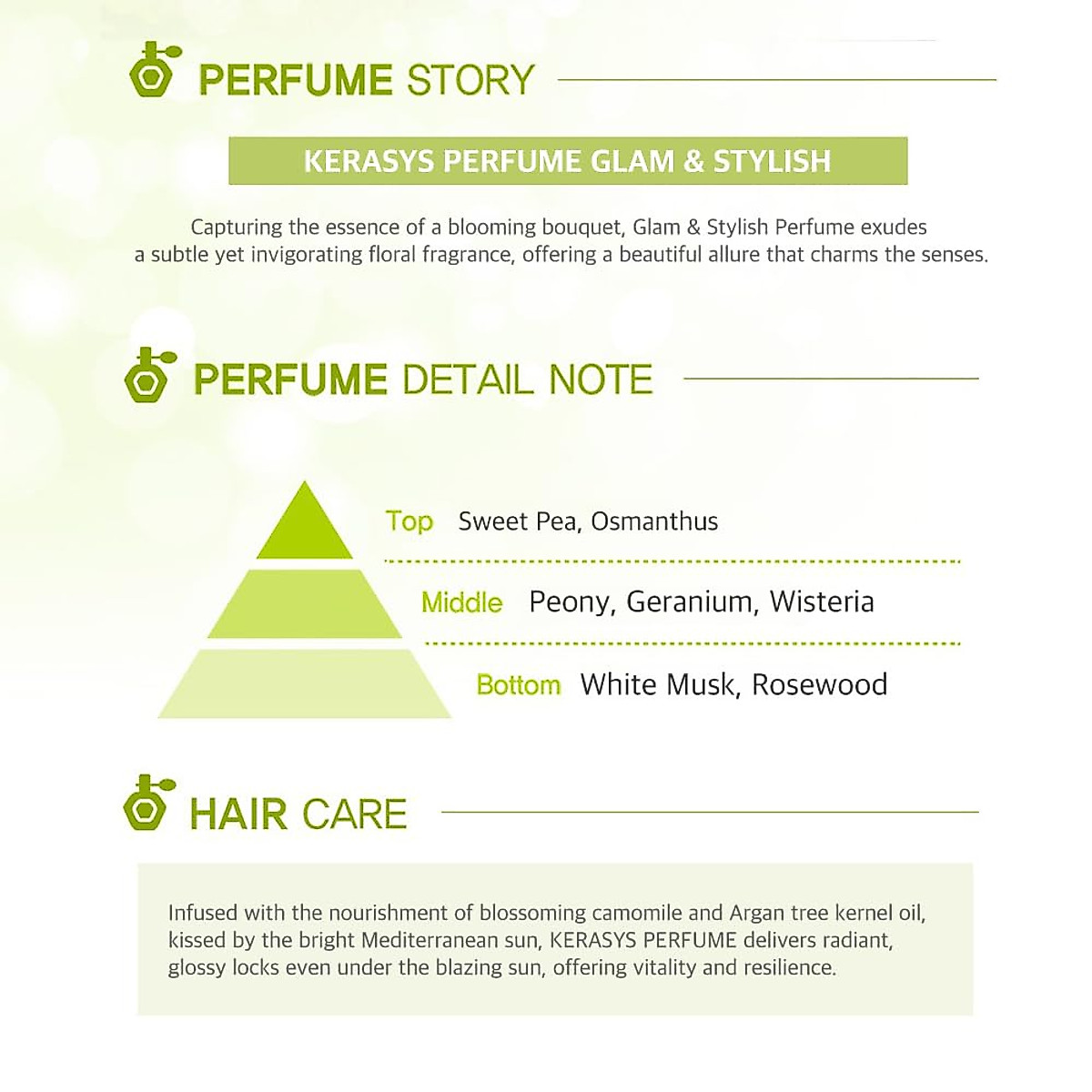 Kerasys Perfume Glam Stylish 20.3 fl oz / 600 ml (Shampoo + Conditioner Set)