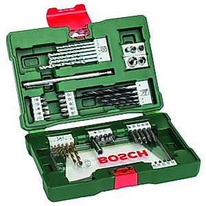 Bosch 2607017314 Drill-/Screwdriver Bit Set "V-Line" with Tin-Coating 48 Pcs