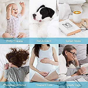 Cozymaker Queen Size 100% Waterproof Mattress Protector，Premium Bamboo Mattress Cover 3D Air Fabric Smooth Soft Breathable Mattress Pad Cover Noiseless Washable, 8-21" Deep Pocket (White, Queen)