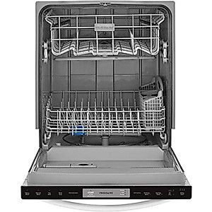 Frigidaire FFID2426TW 24 Energy Star Certified Built-In Dishwasher with OrbitClean Spray Arm Heated Dry 4 Cycles Delay Start and 14 Place Settings in White