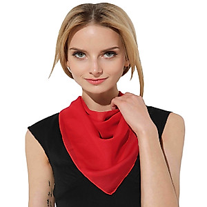 Chiffon Scarf Neck Scarf Black Women 50s Scarf 50s Accessories for Women