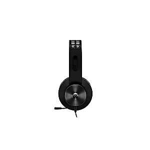 Lenovo Legion H300 Stereo Gaming Headset, Noise-Cancelling Mic, Memory Foam & PU Leather Earcups, Stainless Steel Headband, PC, PS4, Xbox One, Nintendo Switch, Mac, GXD0T69863, Black