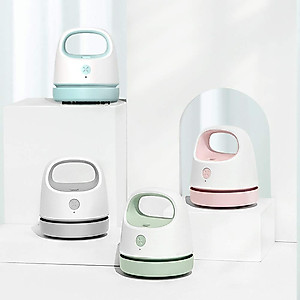 Elgood Tabletop Vacuum Cleaner with Cleaning Brush,Eraser dust Vacuum USB Charging,Best Desk Vacuum No Dead Angle Cleaning (Gray)