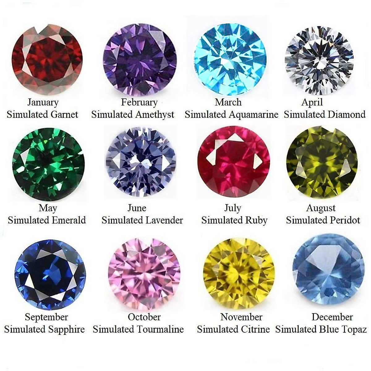 PJM Customized Sterling Silver Ladies High School Class Ring – Heart Deco Collection – Fully Personalized (Sterling Silver Rose Gold, 5.5)