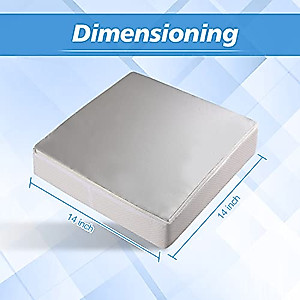 Safoner Waterproof RV Vent Insulator and Skylight Cover with Reflective Surface, Fits Standard RV Vents- 14x14 Inch (1 Pack)