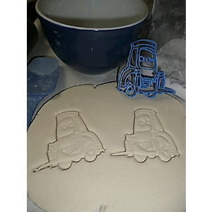 YNGLLC CARS LIGHTNING MCQUEEN TOW MATER MACK GUIDO DOC ANIMATED CARTOON SET OF 7 COOKIE CUTTERS 3D PRINTED MADE IN USA PR1552 Multicolor