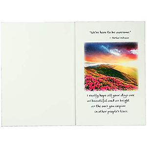 Blue Mountain Arts Greeting Card “You Are One Amazing Lady” is Perfect For a Mom, Daughter, Wife, Or Any Woman For Birthday, Anniversary, Mother’S Day, Or “Just Because,” by Douglas Pagels
