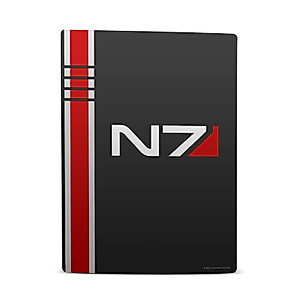 Head Case Designs Officially Licensed EA Bioware Mass Effect N7 Logo Graphics Vinyl Faceplate Sticker Gaming Skin Decal Cover Compatible With Sony PlayStation 5 PS5 Digital Edition Console