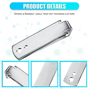 Fence Wire Twister for T Post Clips Fence Wire Tensioning Tool Twister for Fence Wire Twister Steel Wire Galvanized Twisted Wire Fence Tools for Fencing Wire(3 Pack)