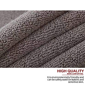 Lchkrep Cotton Hand Towels 2 Pack, Salon Thick Bath Hand Towel,Gym Towel 14" x 30", Face Cloth, Soft and Absorbent Washcloths Set for Home Bathroom Hotel (Gray)…