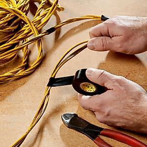 Scotch Vinyl Electrical Tape, Black, 3/4-in by 66-ft, 1-Roll