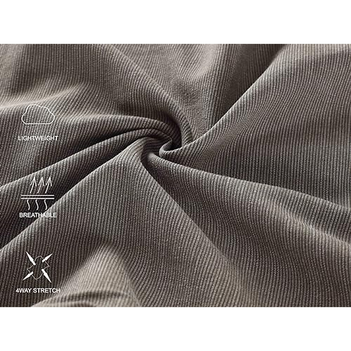 KNQR Mens Performance Quick Dry 4way Stretch Regular Fit All-Terrain Active Training Hybrid Shorts Mint Green 33