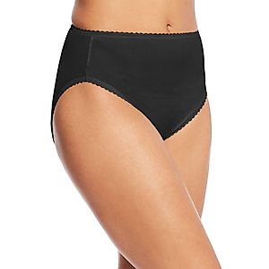Bali Womens Skimp Skamp Hikini Panty, 7, Black