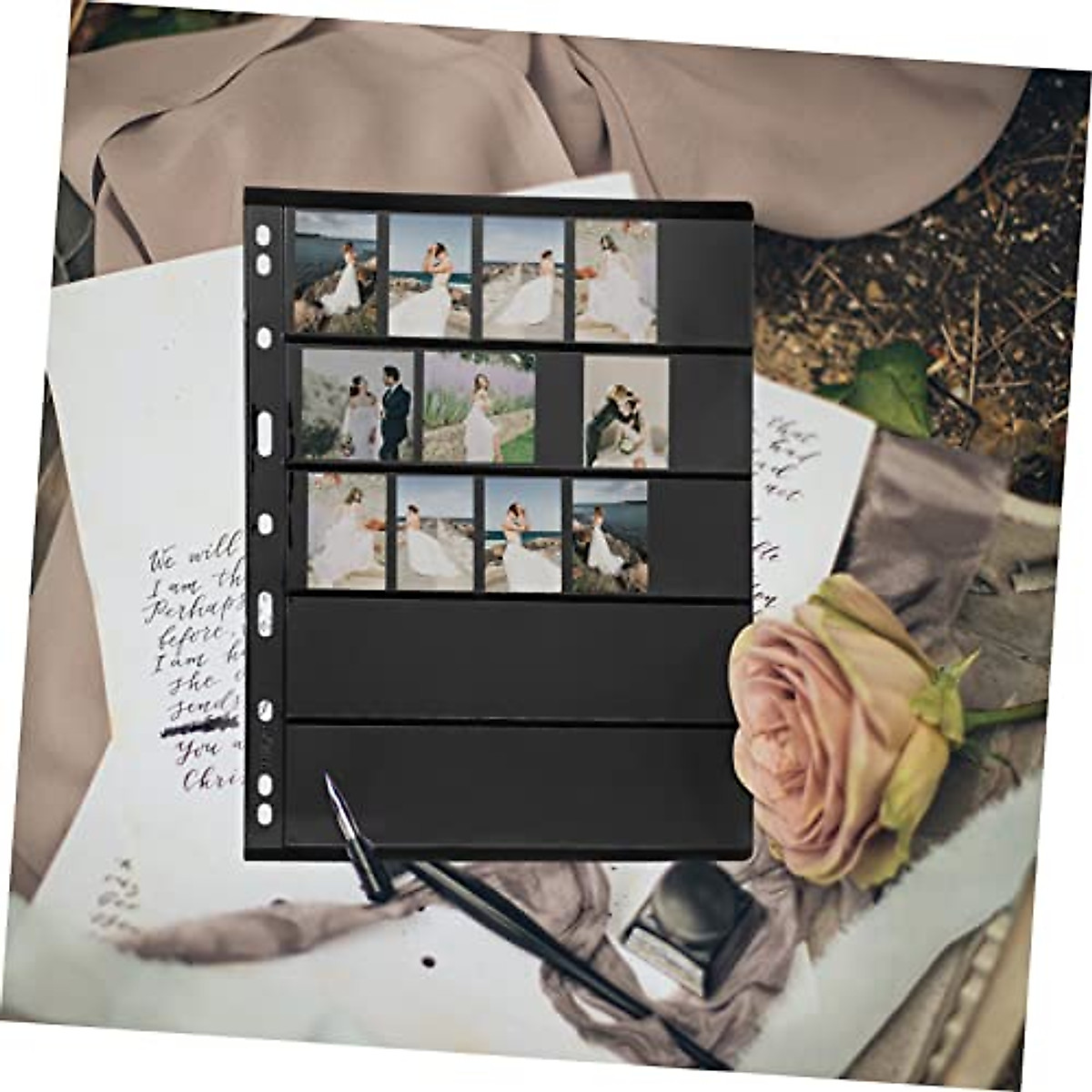 Ciieeo 30 Pcs Sheets Stamp Collection Inserts Stamps Postage Forever Postage Album Binder Sleeves Order Stamps Black Binders Stamp Loose-leaf Stamp Album The Pet A5 Standard Edition