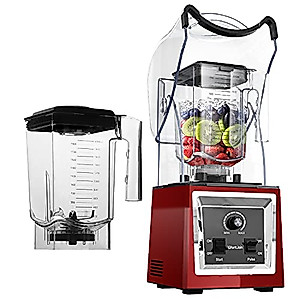 soundproof red blender + Cup