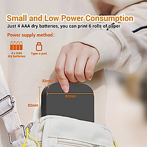 Odaro Q30 Label Maker Machine with Tape, Mini Sticker Inkless Thermal Label Printer, Bluetooth Portable Handheld Small Labeler for School, Home, Business, Office - Black, Q30-BK(1)