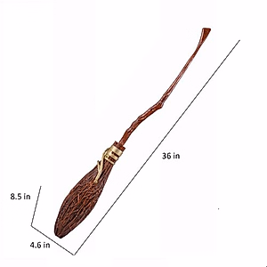 Disguise unisex child Harry Potter Nimbus 2000 Quidditch Broomstick Life Size Costume Accessory, Brown, 36 Inch Length US